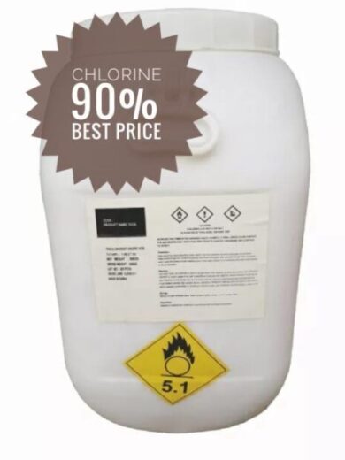 1 TUB 50KG Chlorine Klorin Serbuk / Powder / Granules For Swimming Pool ...